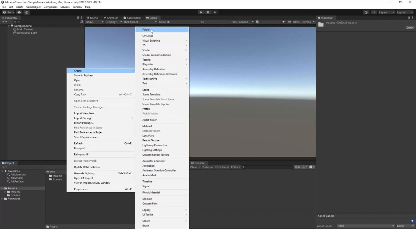 Importing and Animating 3D Models from Mixamo in Unity - Faramira