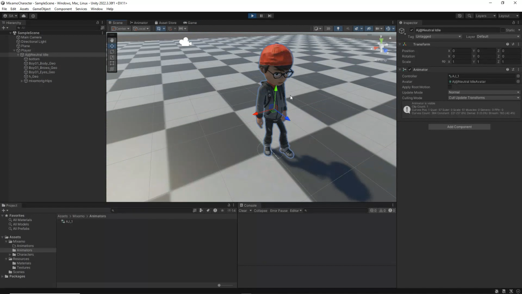 Importing and Animating 3D Models from Mixamo in Unity - Faramira