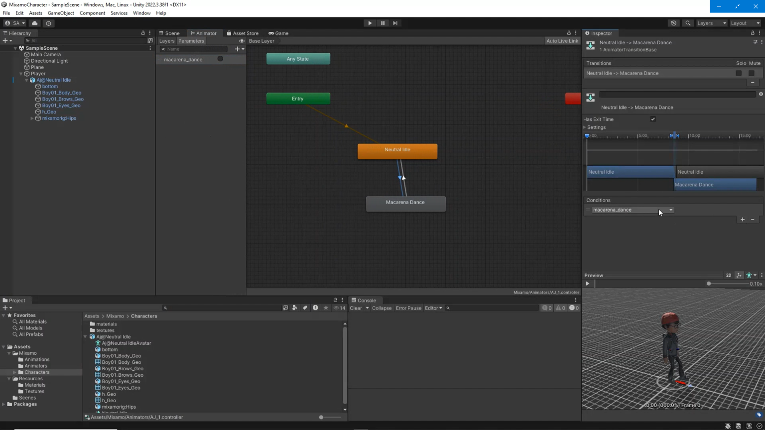 Importing and Animating 3D Models from Mixamo in Unity - Faramira