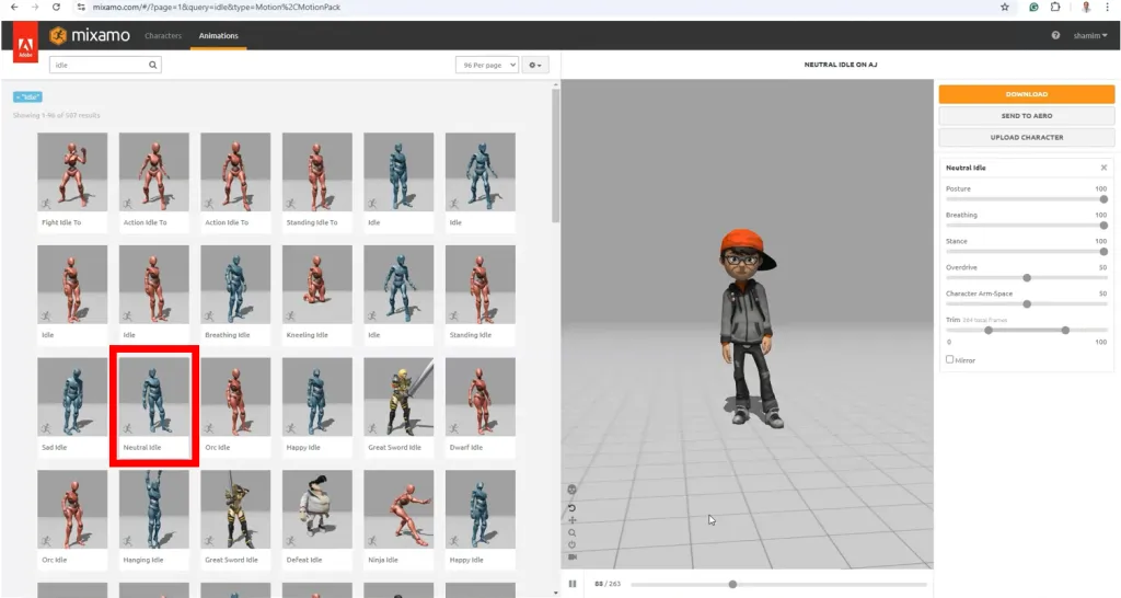 Importing and Animating 3D Models from Mixamo in Unity - Faramira